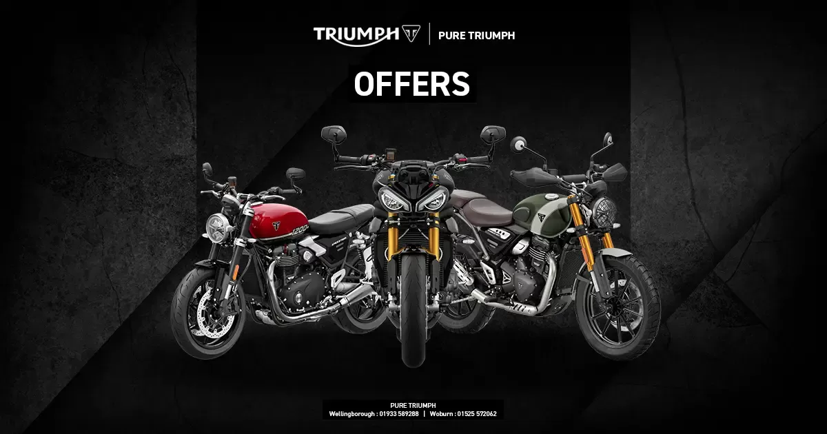 Official Triumph Motorcycle Offers | Pure Triumph